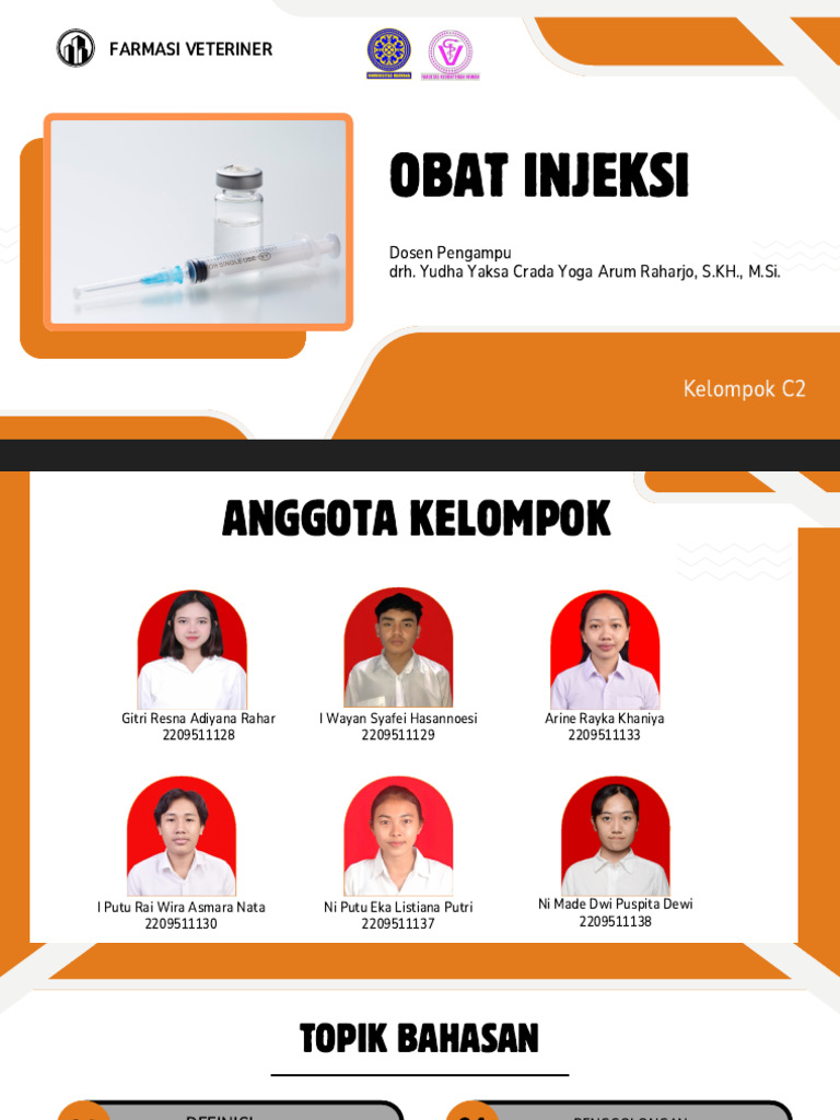 Panduan Lengkap Obat Injeksi Veteriner | PDF