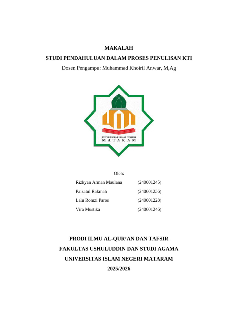MAKALAH - KELOMPOK 4 - Teknik Penulisan Karya Ilmiah | PDF