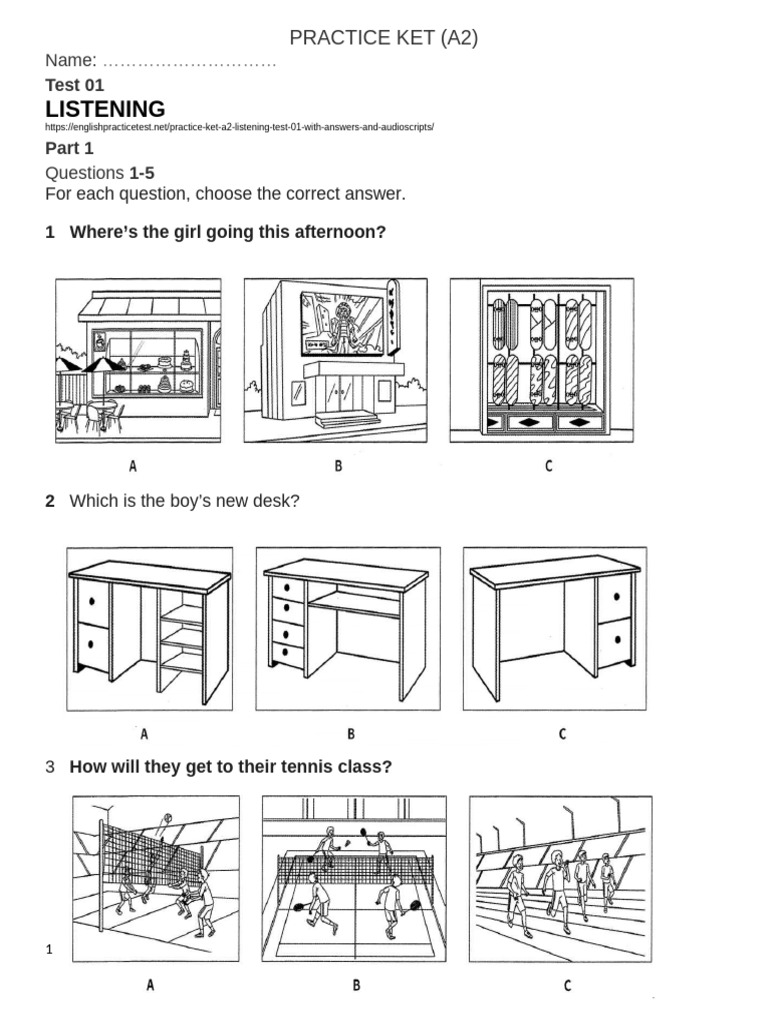 Practice KET | PDF
