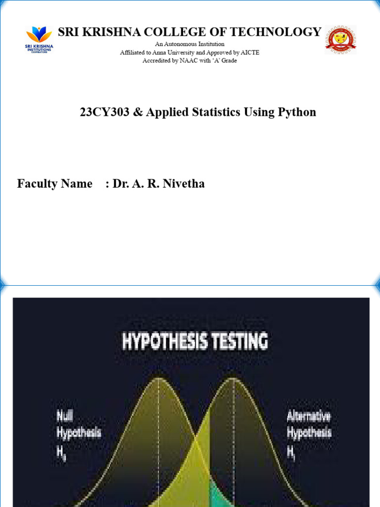 1.6 - Testing of Hypothesis - Concept and Formulation | PDF ...