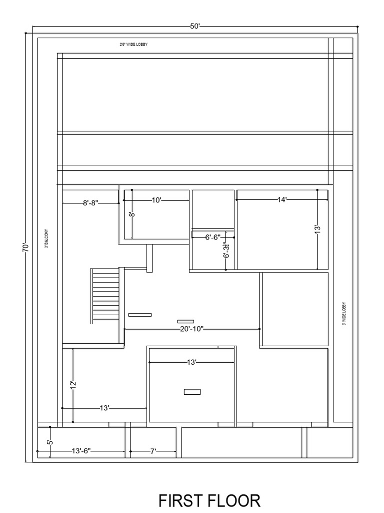 Original Floor Plan of First Floor | PDF