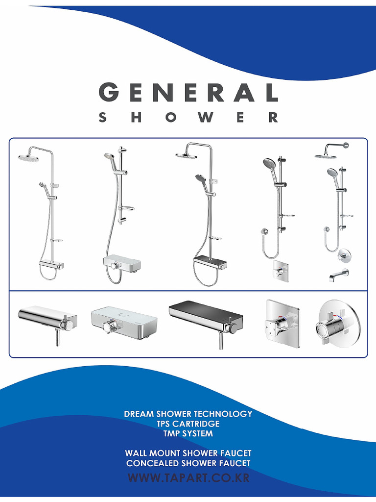 (SC) General Shower Product Catalog | PDF