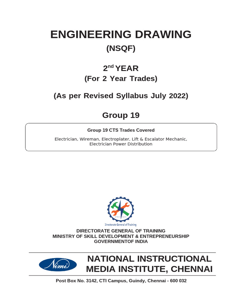 Engineering Drawing 2nd Year Guide | PDF | Field Effect Transistor ...