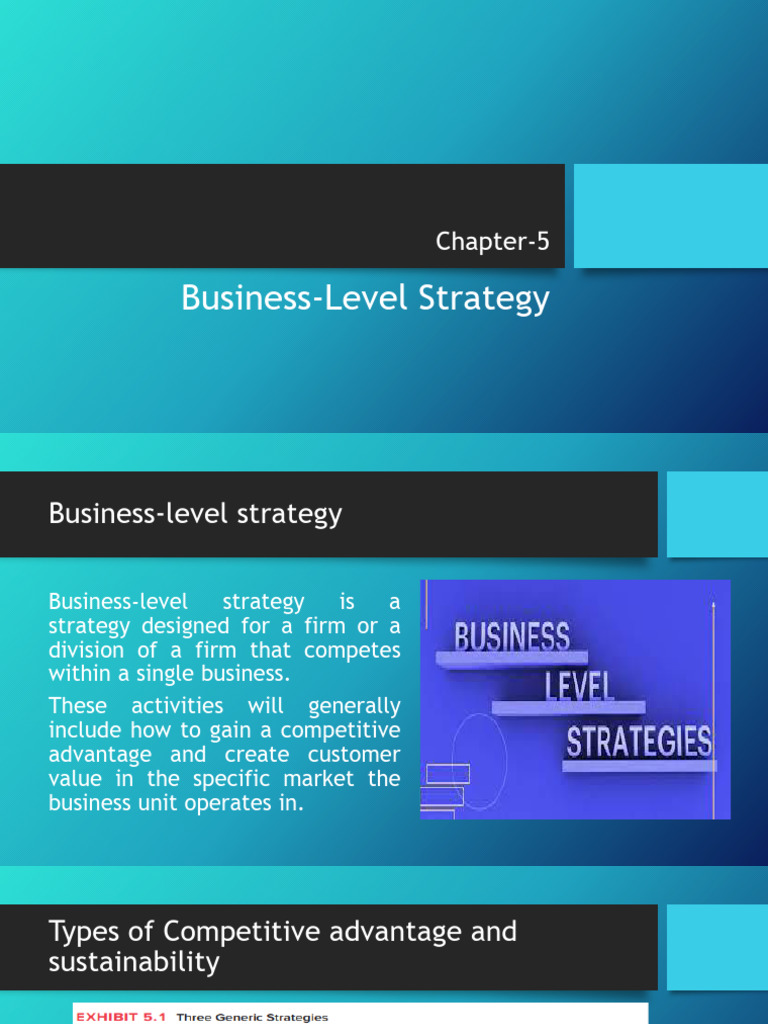 Strategic MGT Chapter 5 Business Level | PDF | Competitive Advantage ...