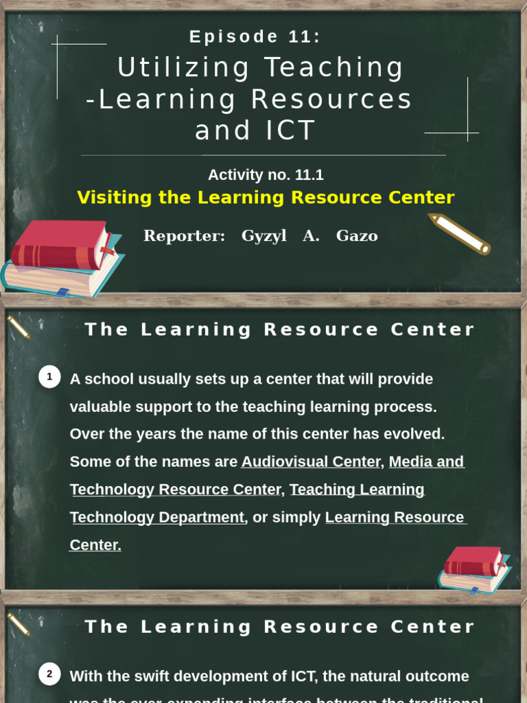 Enhancing Learning Resource Centers | PDF | Educational Technology ...