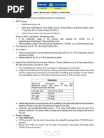 UBL Credit Card Features and Fees Summary | PDF | Financial Transaction ...