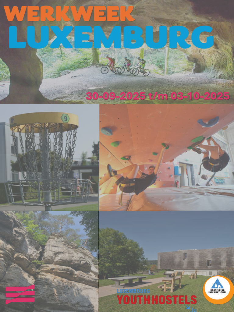 Programmaboekje Werkweek Luxemburg 2025 | PDF