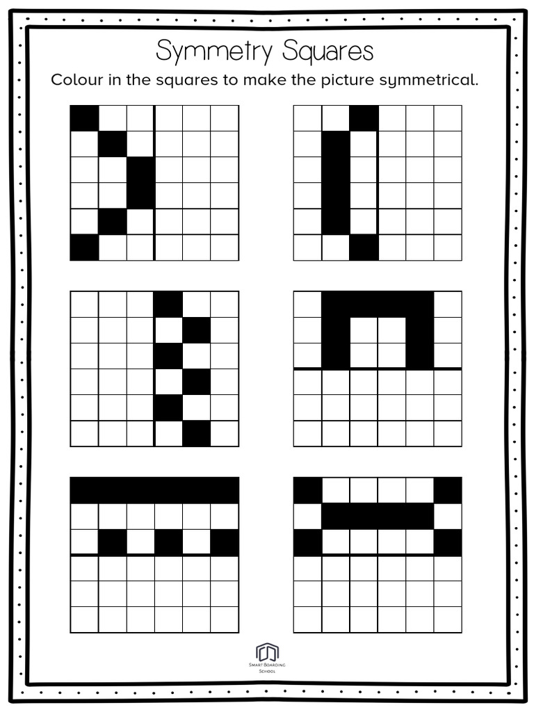 Symmetry Squares | PDF