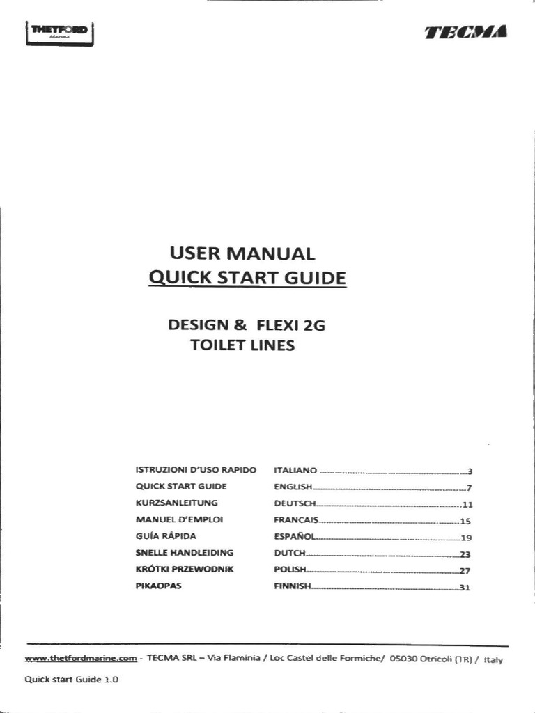 Tecma WC | PDF