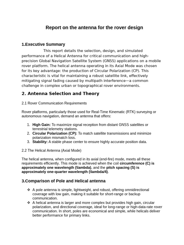 Report Kavi | PDF | Antenna (Radio) | Electromagnetic Spectrum