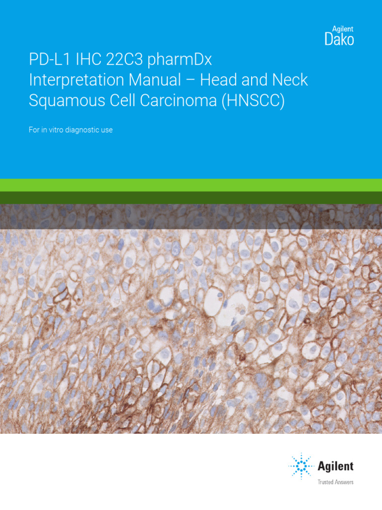 PD-L1 IHC 22C3 PharmDx HNSCC Interpretation Manual SK00621-5 (XX) | PDF ...