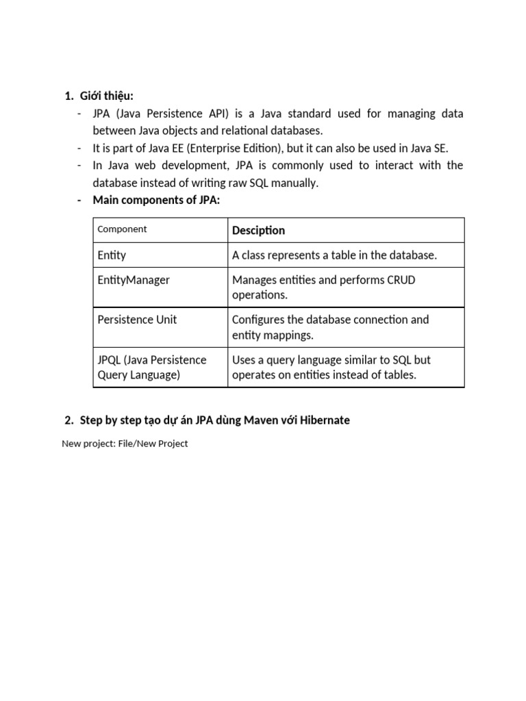 Guide JPA | PDF