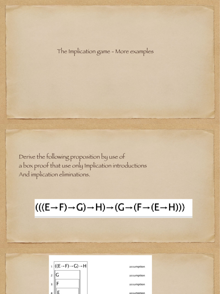 Implication Examples | PDF