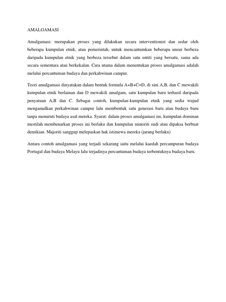 AMALGAMASI | PDF