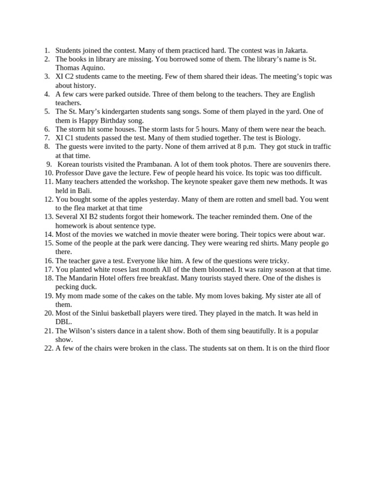 Additional Adjective Clause 1 | PDF
