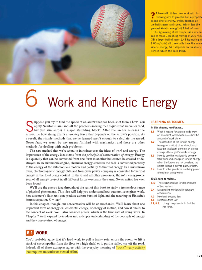 Work Energy Theorem - Text | PDF
