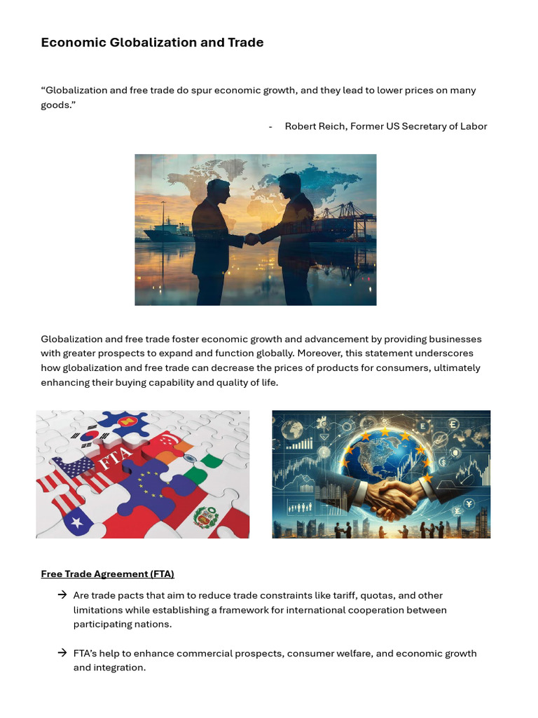 Impact of Globalization on Trade Growth | PDF | Globalization | Free Trade