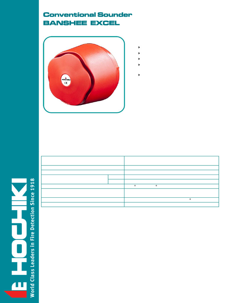 Banshee Excel Specification | PDF