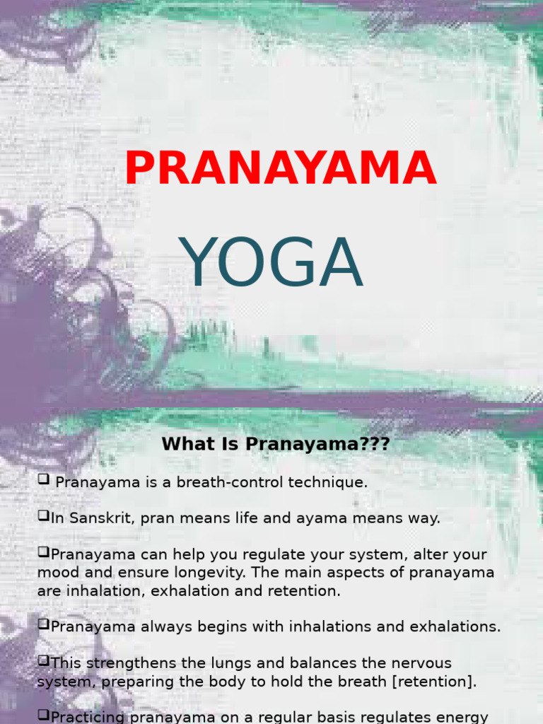 Pranayamamt 170320162047 | PDF | Breathing