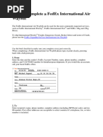 Fedex International Shipping | PDF | Fed Ex | Cargo
