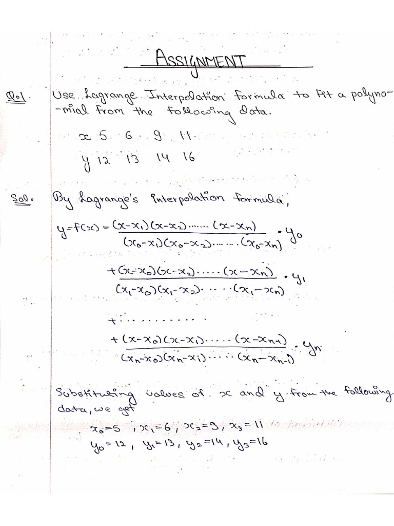 Maths Assignment | PDF