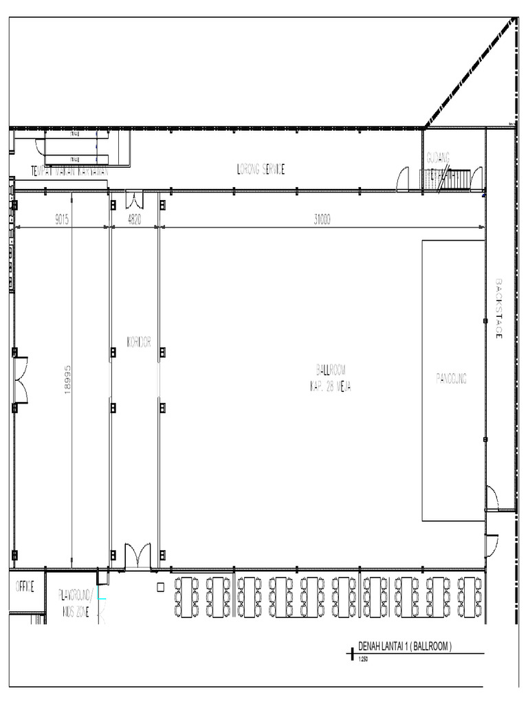 Kelong Baba - Denah (Ballroom) | PDF