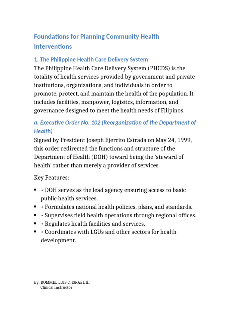 Foundations For Planning Community Health Interventions | PDF | Social ...