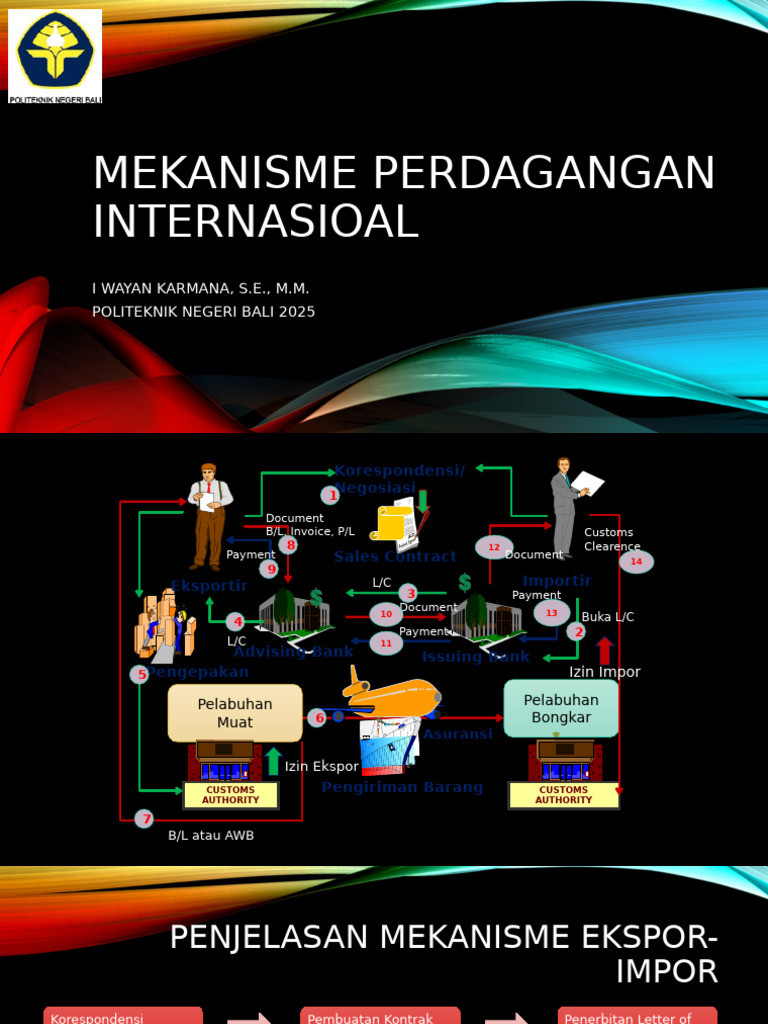 Mekanisme Perdagangan Internasional | PDF