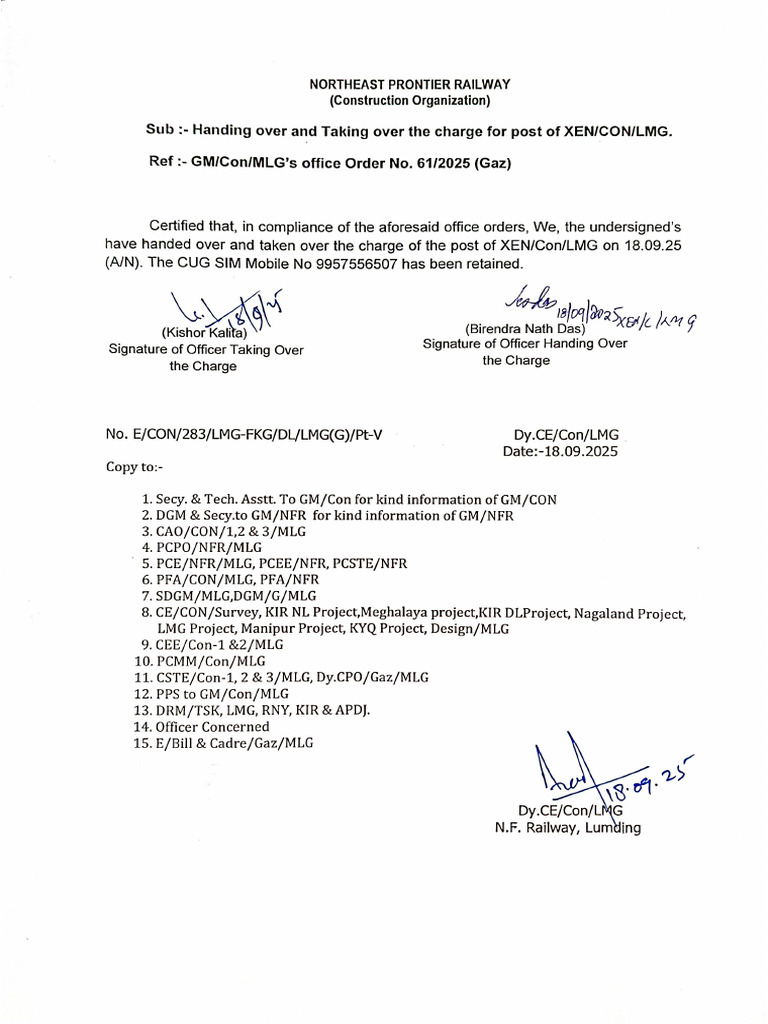 Handing Over Taking Over | PDF