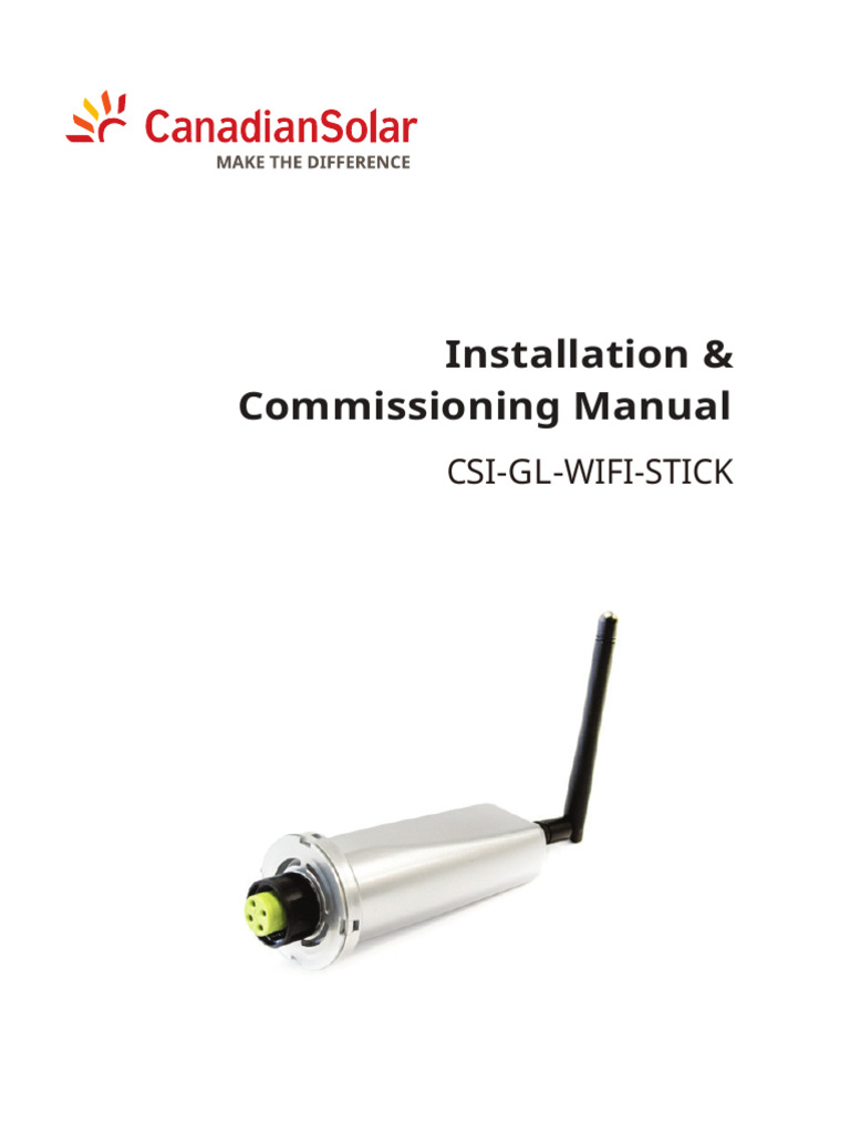 CSI WiFi Stick Installation Guide | PDF | Wi Fi | Power Inverter