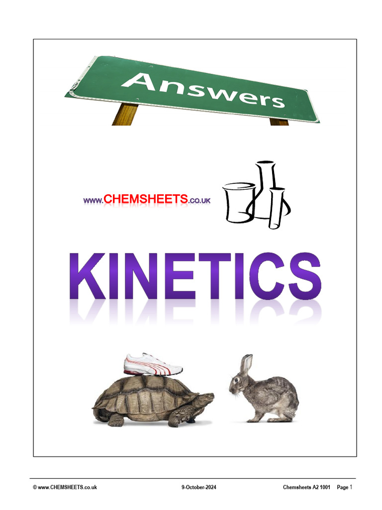 Chemical Kinetics: Rate Equations and Analysis | PDF | Change ...
