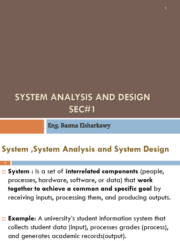 System Analysis and Design Overview | PDF | System | Software ...