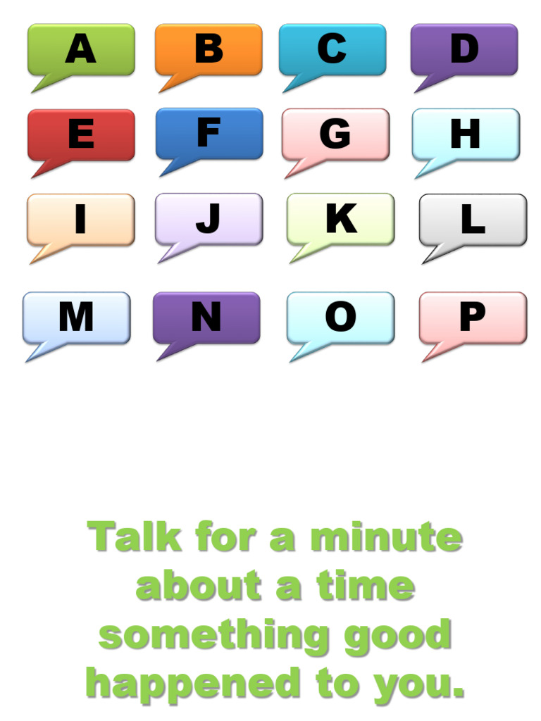 Talk For A Minute 2 (Edited) | PDF