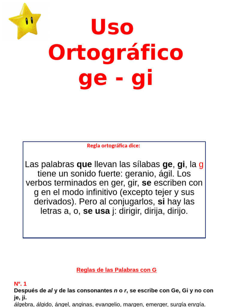 Lunes 09 Agosto Uso Ge - Gi | PDF | Morfología | Mecánica del lenguaje