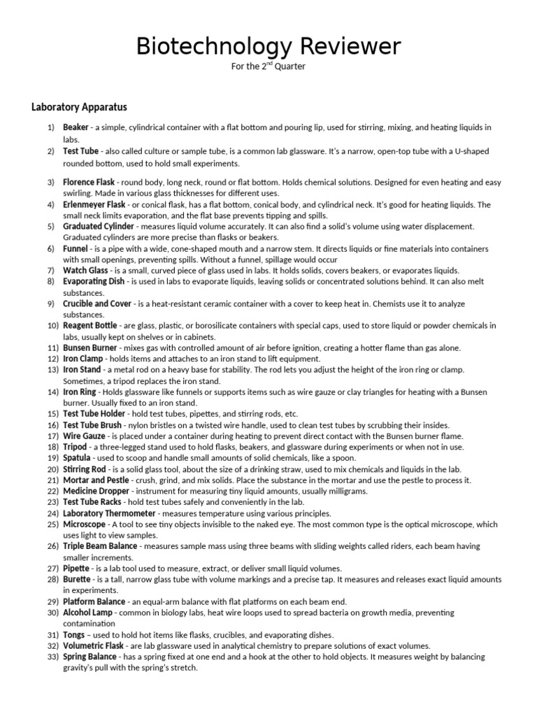 Essential Laboratory Apparatus & Techniques | PDF | Biotechnology | Cloning