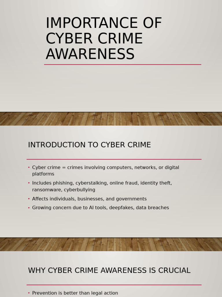 Cyber Crime Awareness: Key Insights | PDF | Cybercrime | Security