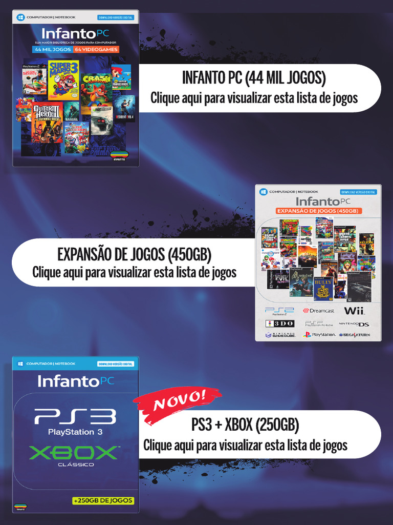 Pacotes Infanto PC | PDF