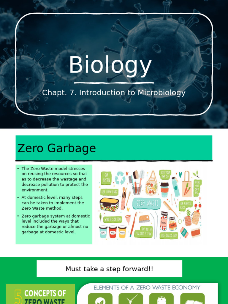 8th Standard Biology Project On Zero Garbage - Understanding Zero ...