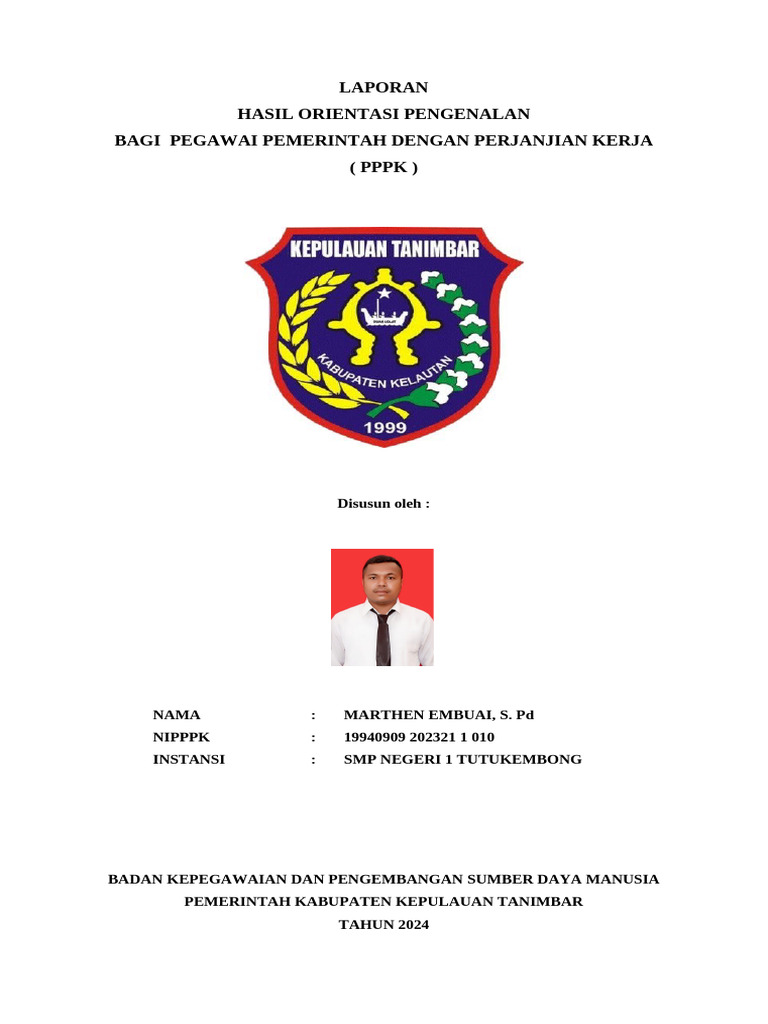 Orientasi Nilai Etika PPPK 2024 | PDF