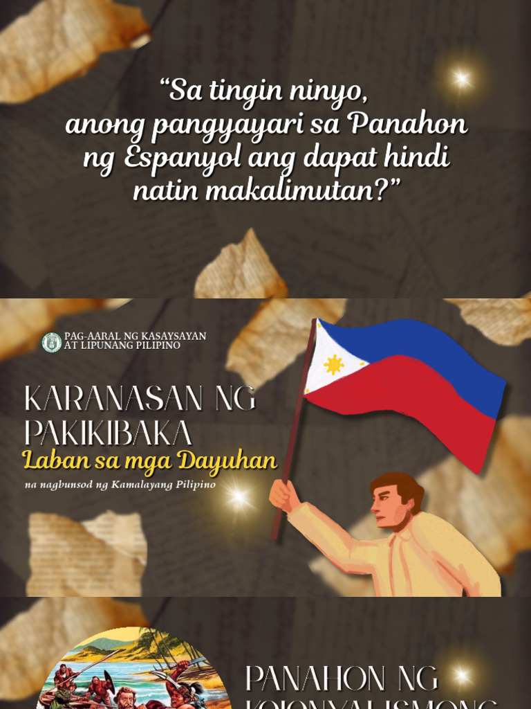 Karanasan NG Pakikibaka Laban Sa Mga Dayuhan | PDF