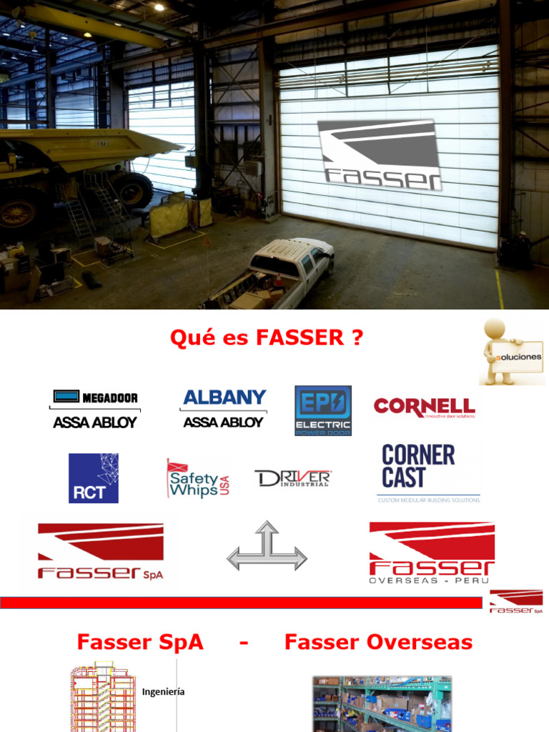 Soluciones FASSER para Ingeniería y Repuestos | PDF