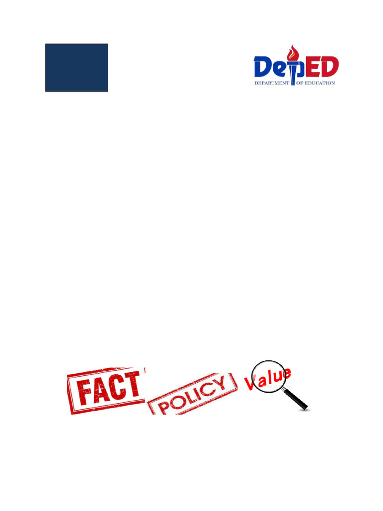 Formulating Claims: Fact, Policy, Value | PDF | Argument | Opinion