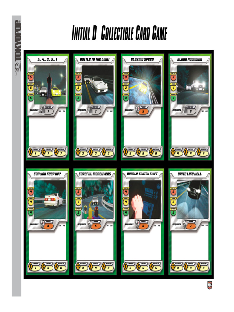 Initial-D CCG - Speed | PDF | Vehicles