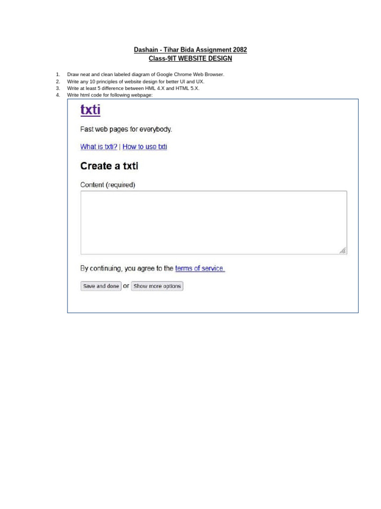 WEB Assignment | PDF