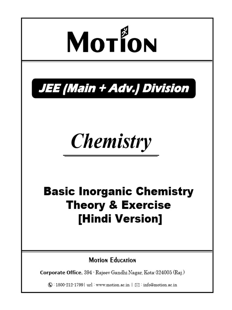 Basic Inorganic Chemistry - 11th & 13th - Final | PDF | Physical ...