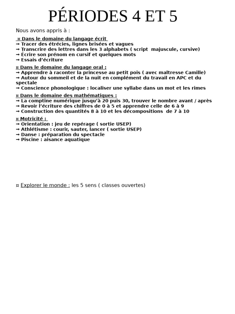 Activités éducatives en langage et maths | PDF