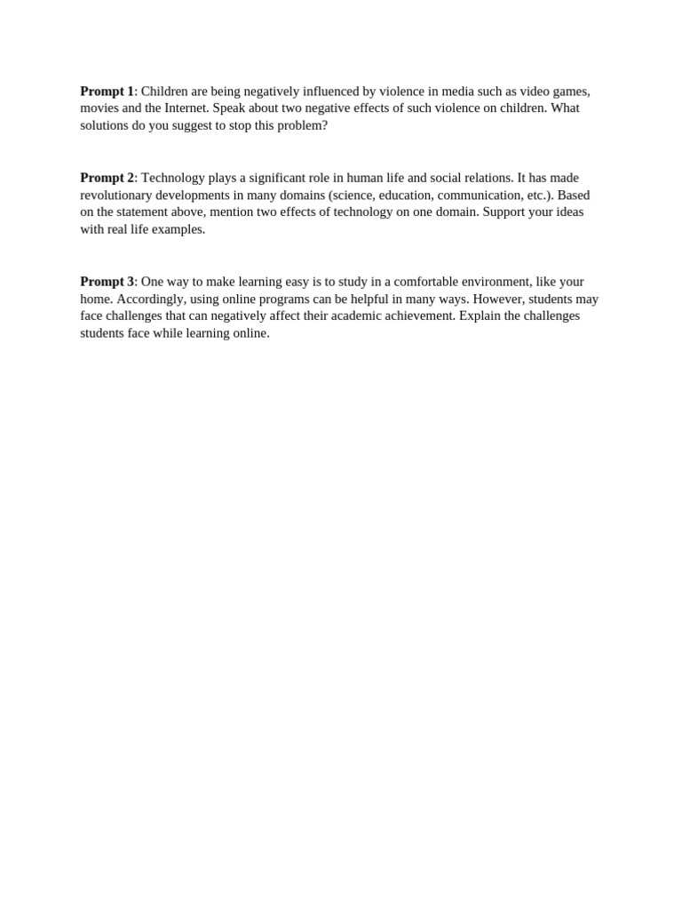Effects of Media and Technology on Children | PDF