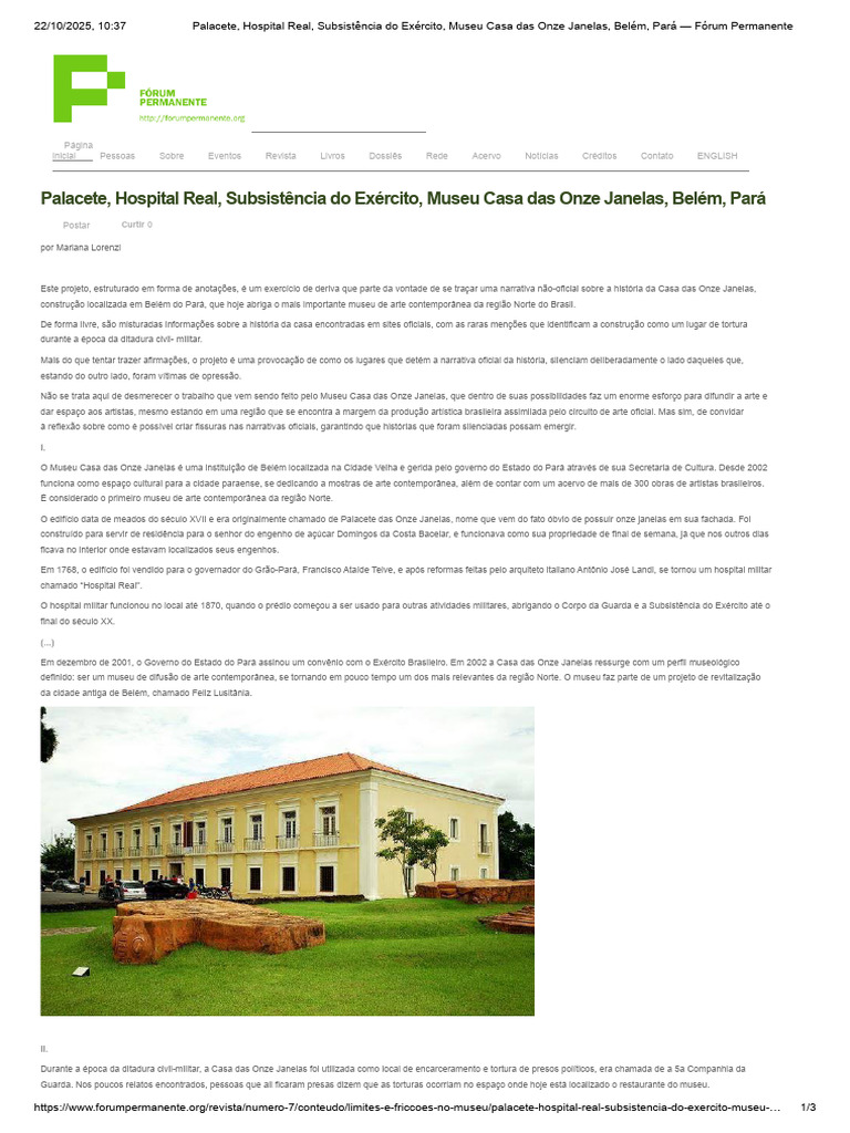 Palacete, Hospital Real, Subsistência Do Exército, Museu Casa Das Onze ...