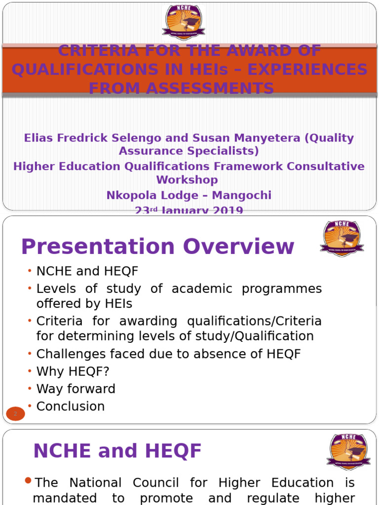 Crieteria For Awarding Qualifications in HEIs | PDF | Academic Degree ...