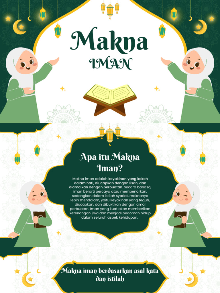 Makna Iman: Keyakinan dan Amal | PDF